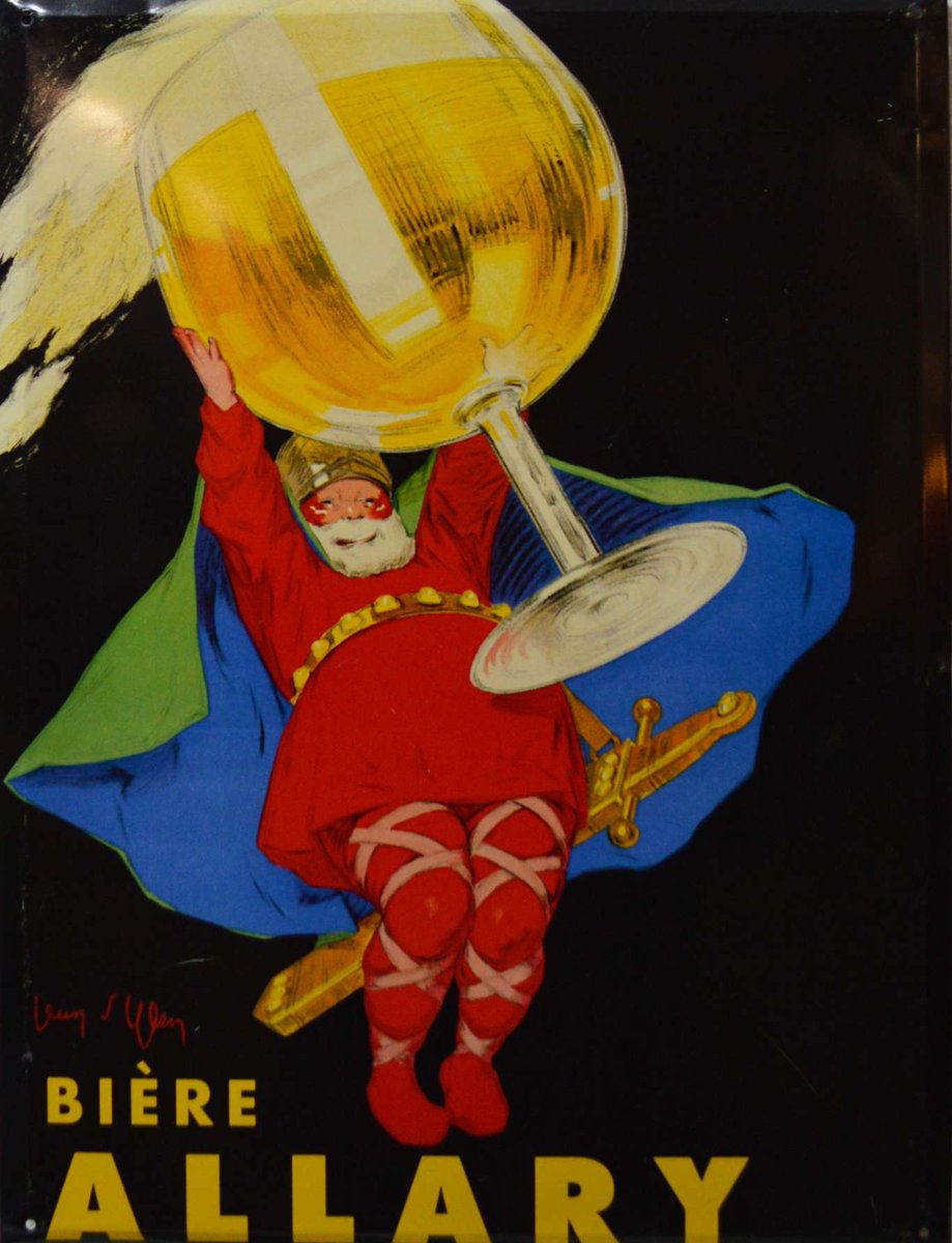 Bierre Allary Advertising Plaque, 1950s for sale at Pamono