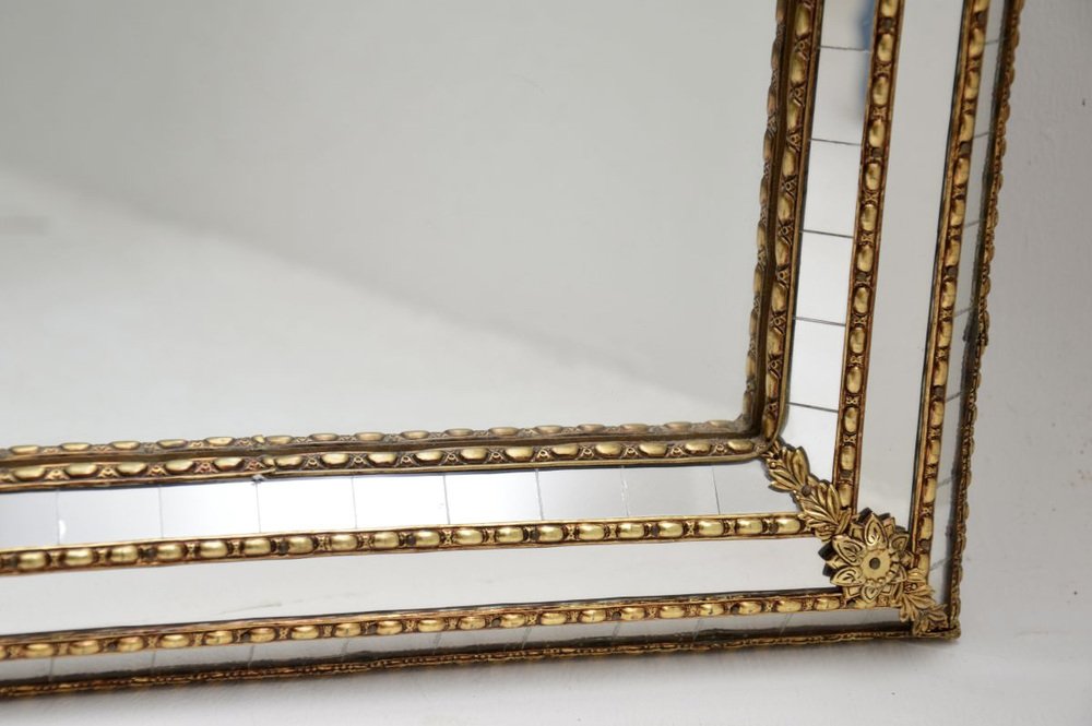 Vintage Italian Hollywood Regency Style Mirror, 1970s for sale at Pamono