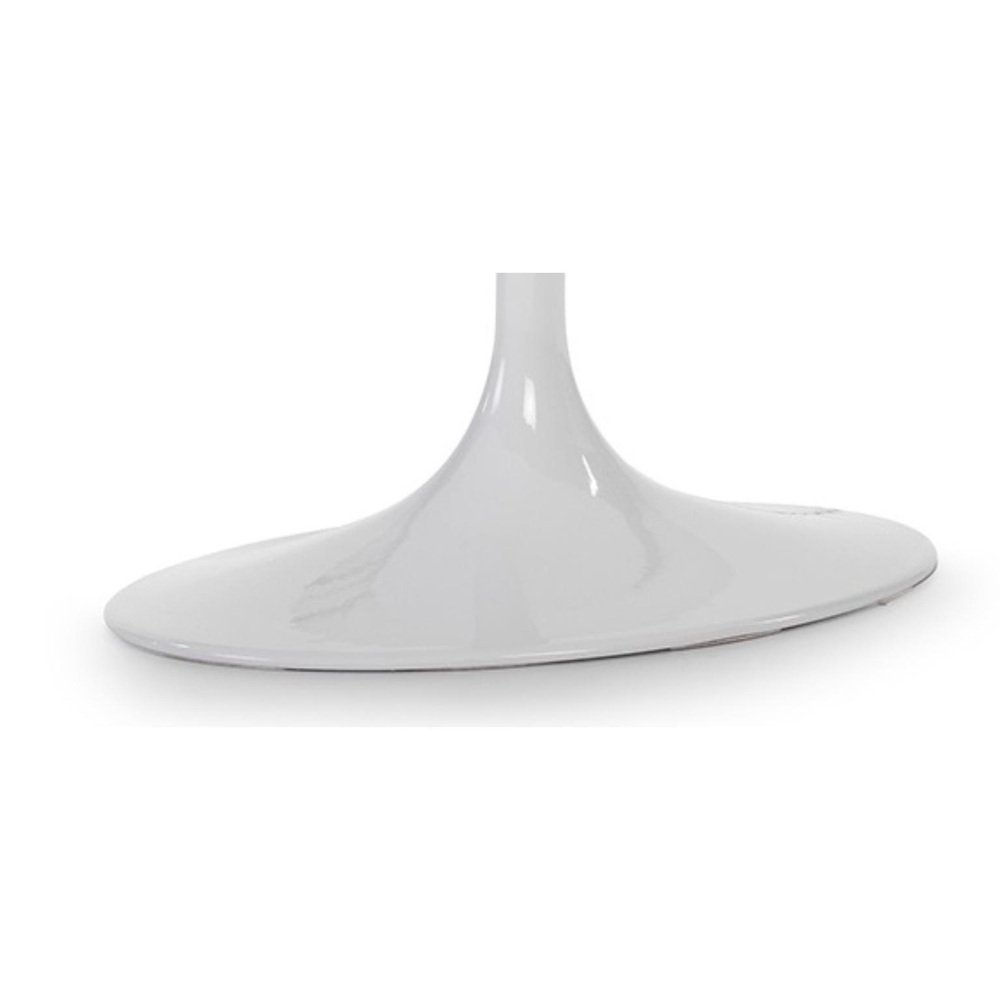 White MDF and Aluminum Dining Table by Thai Natura for sale at Pamono