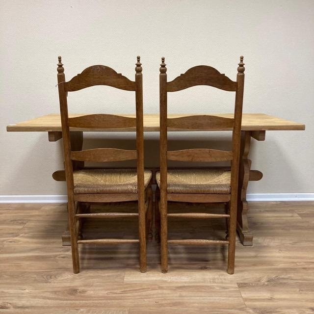 Antique Monastery Table in Oak for sale at Pamono