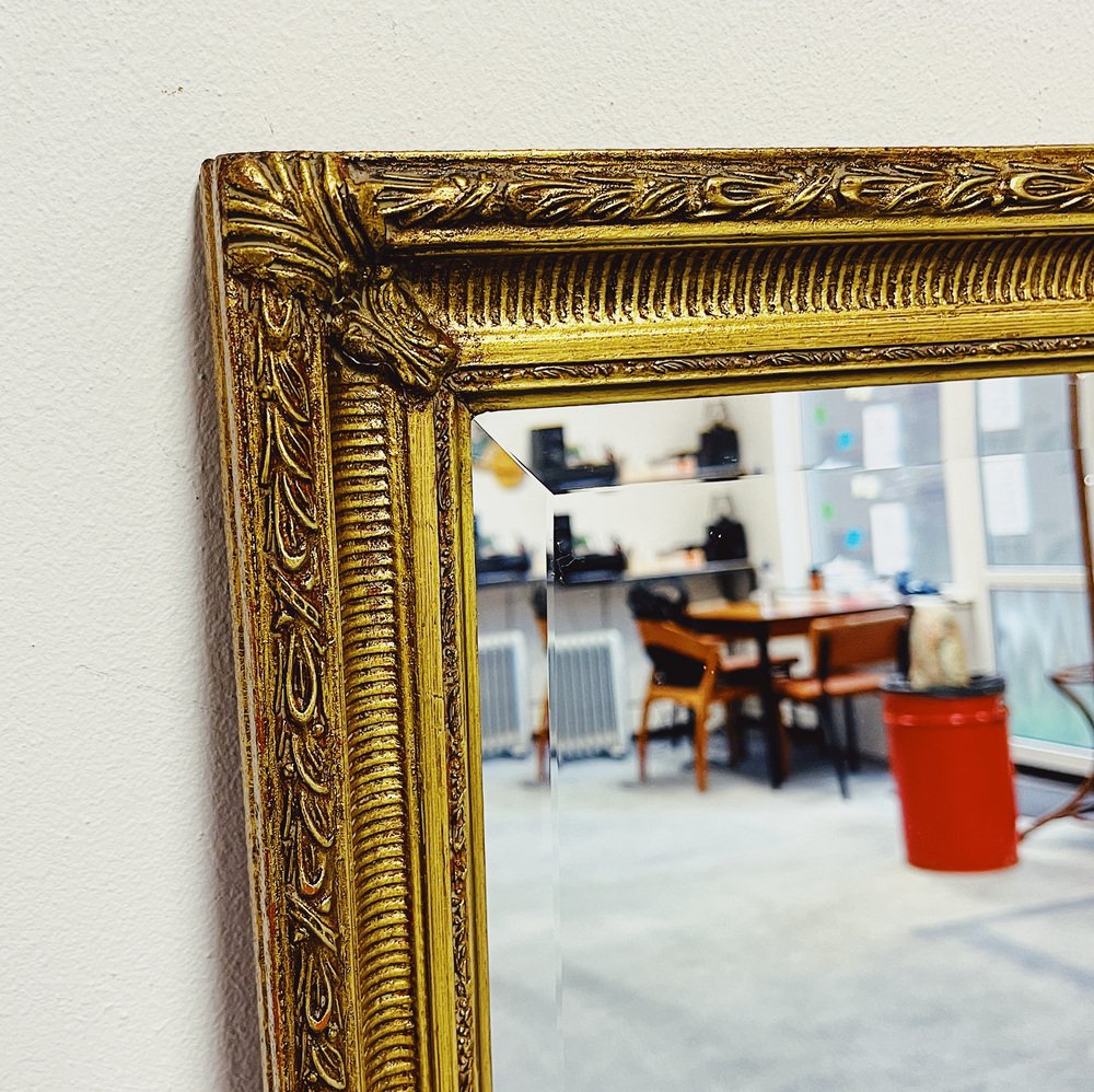 Baroque Style Golden Mirror for sale at Pamono