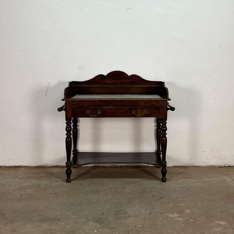 Antique Wash Basin or Dressing Table with Marble Details for sale at Pamono