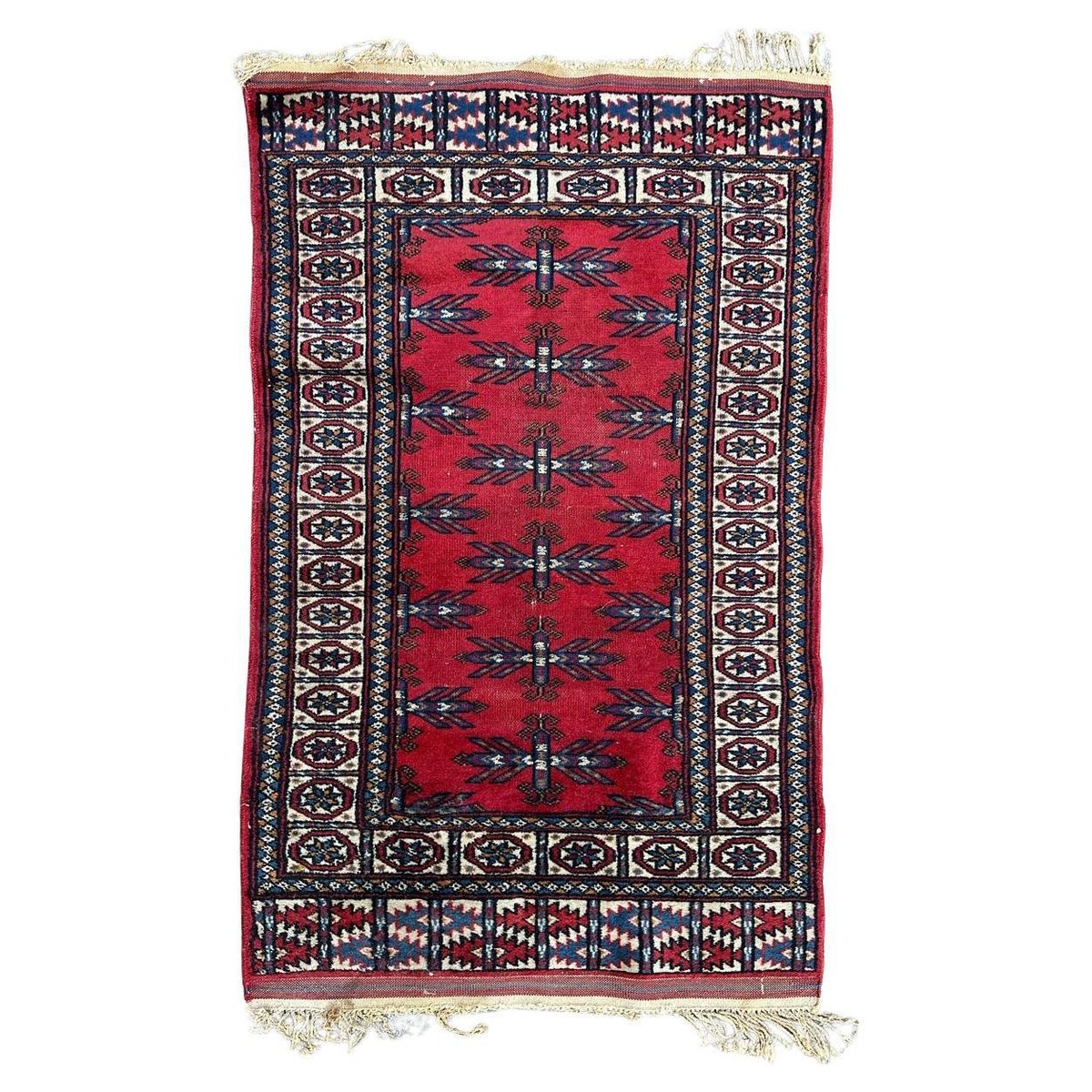 Mid-Century Turkmen Rug, 1940s for sale at Pamono