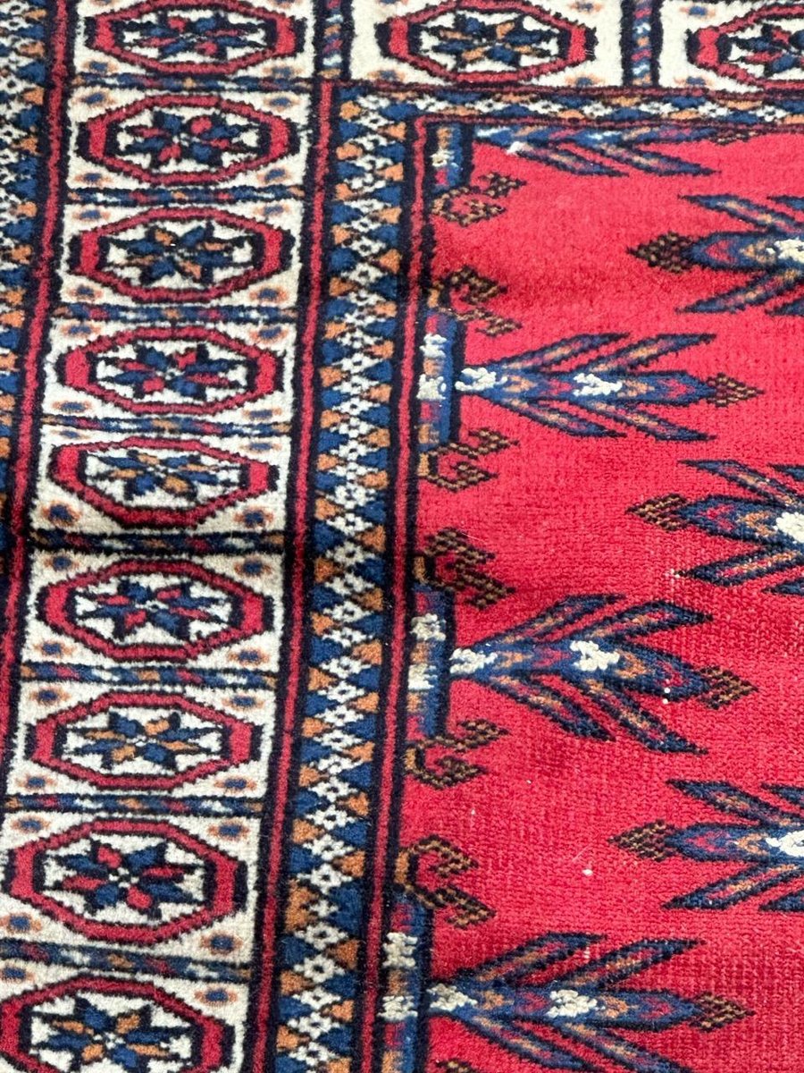 Mid-Century Turkmen Rug, 1940s for sale at Pamono