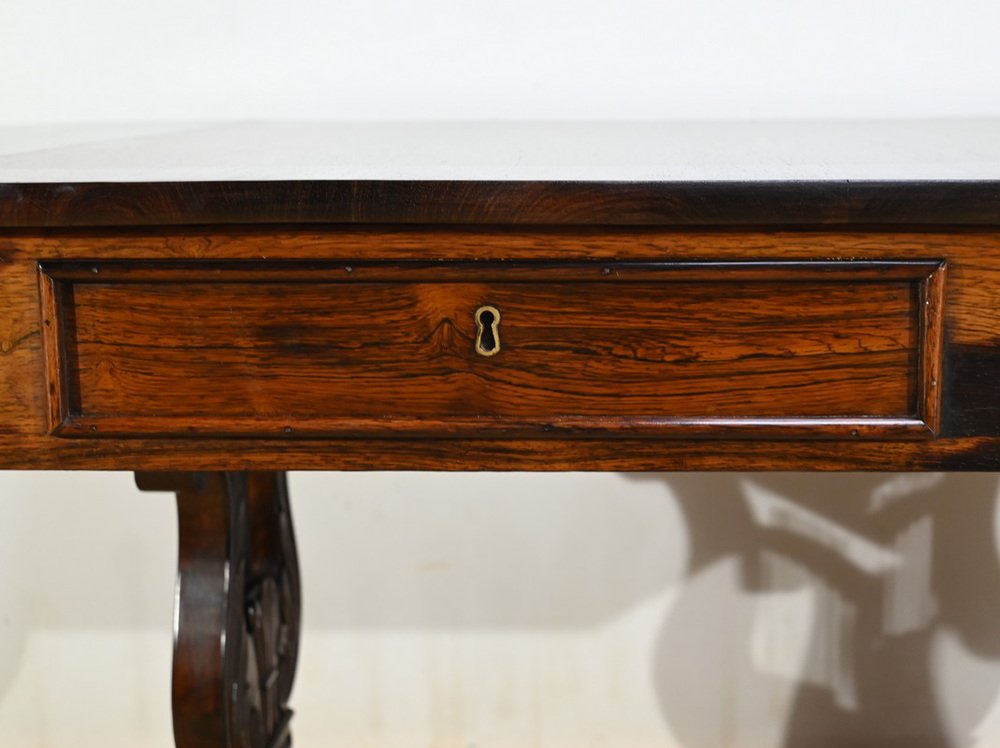 Early 19th Century Office Table with Shutters for sale at Pamono