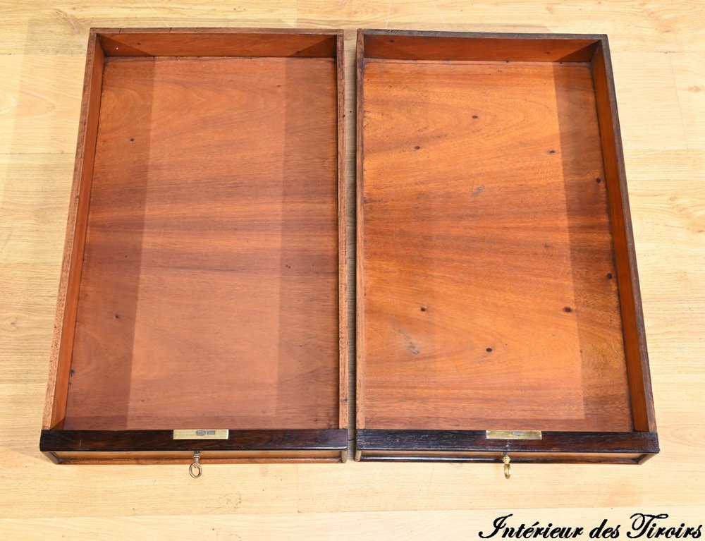 Early 19th Century Office Table with Shutters for sale at Pamono