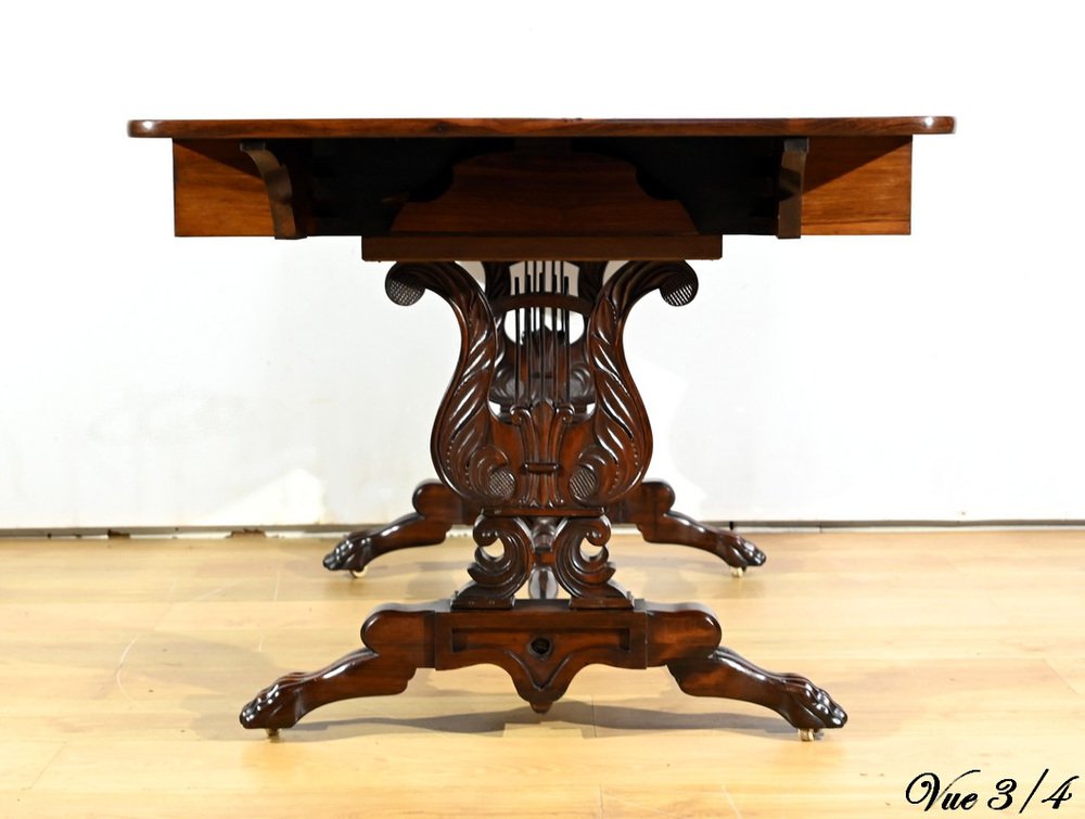 Early 19th Century Office Table with Shutters for sale at Pamono