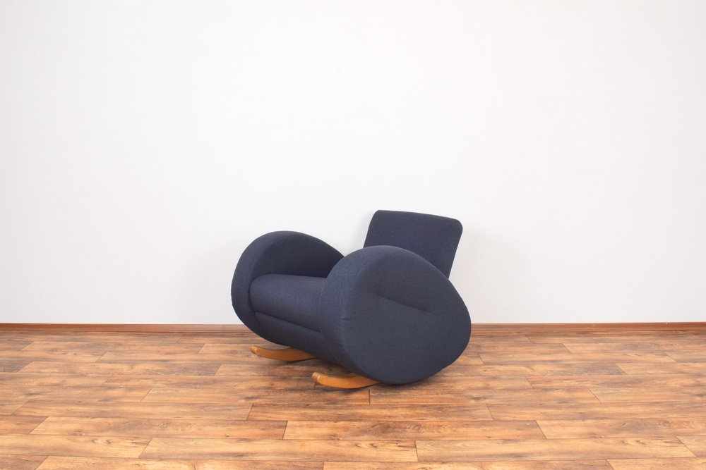 Mid-Century German Rocking Chair from Bretz, 1980s for sale at Pamono