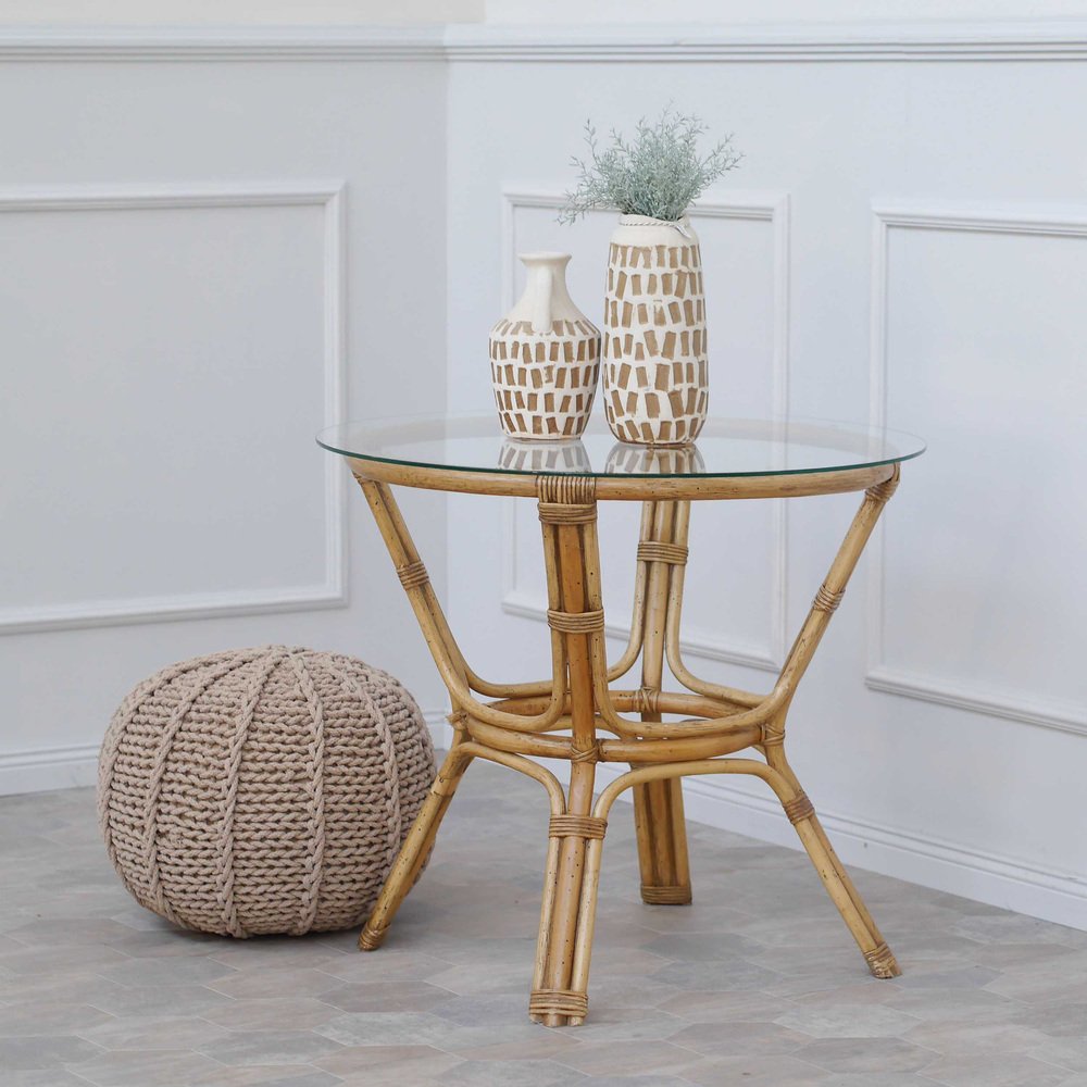 Vintage Garden Table in Bamboo for sale at Pamono