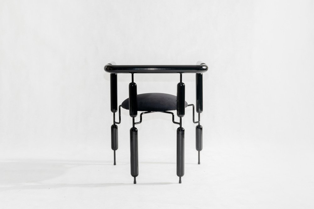 Stainless Steel Poodle Armchair by Metis Design Studio for sale at Pamono