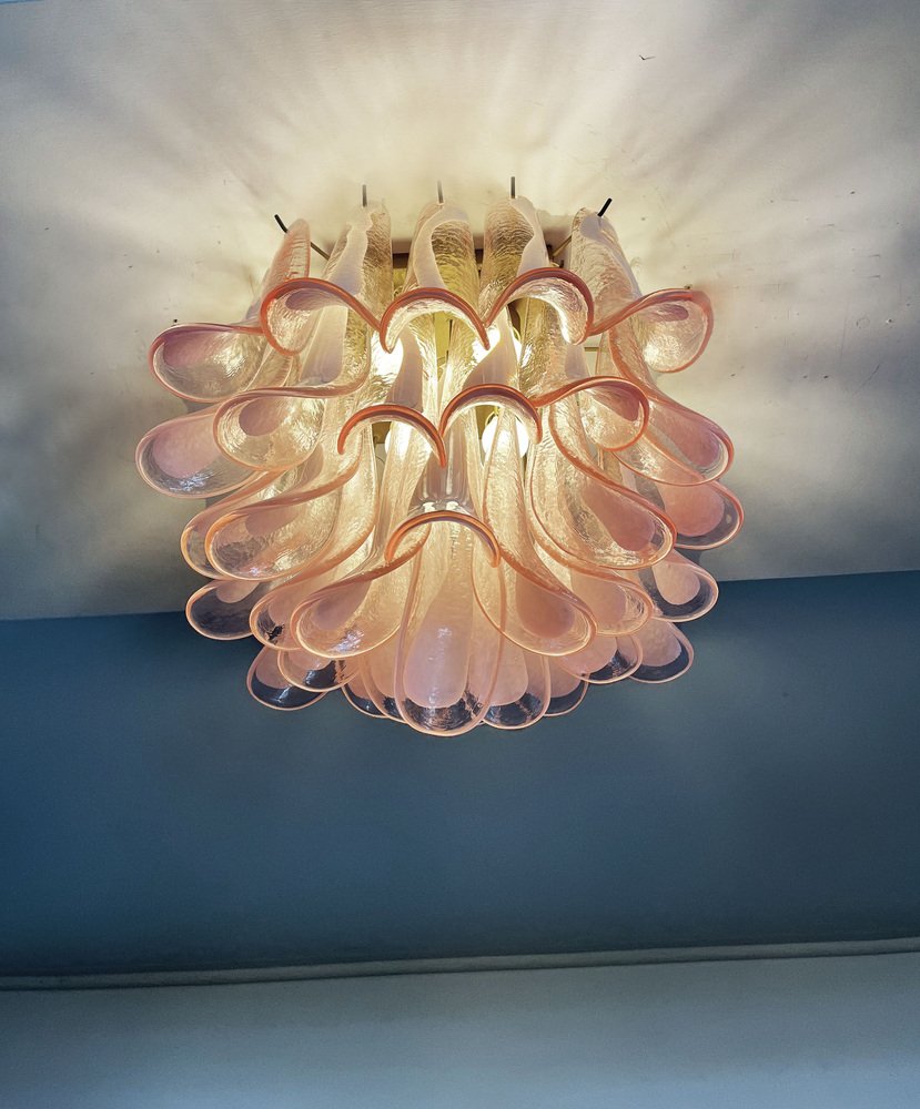 Murano Petal Ceiling Lamp, 1990s for sale at Pamono
