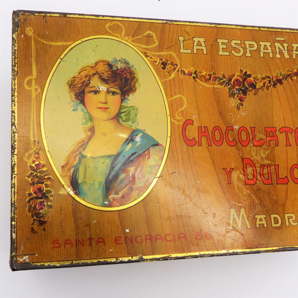 Antique Spanish Box, 1890s for sale at Pamono