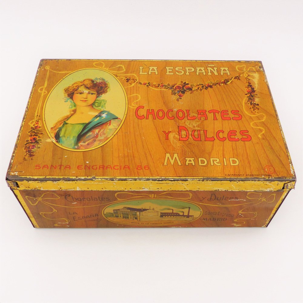 Antique Spanish Box, 1890s for sale at Pamono