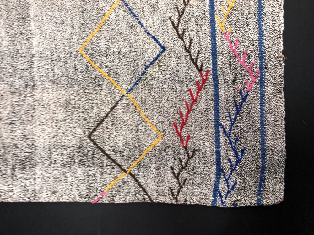 Turkish Wool Kilim Rug, 1960s for sale at Pamono