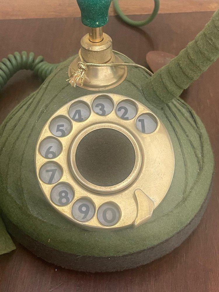 70s Daisy-Shaped Disc Telephone from Telcer, Italy, 1970s for sale at ...