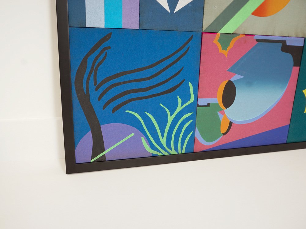 Futurist Panel by Tosco Ivano for Artexa Artwork, 1960 for sale at Pamono