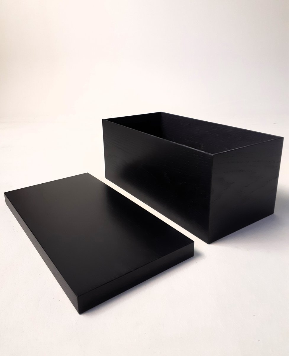 Rectangular Wooden Box by Villahomecollection for sale at Pamono
