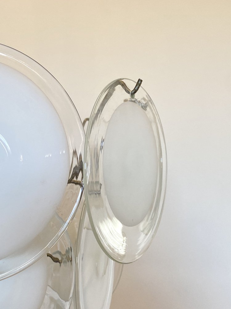 Glass Disc Ceiling Light from Vistosi, 1960s for sale at Pamono