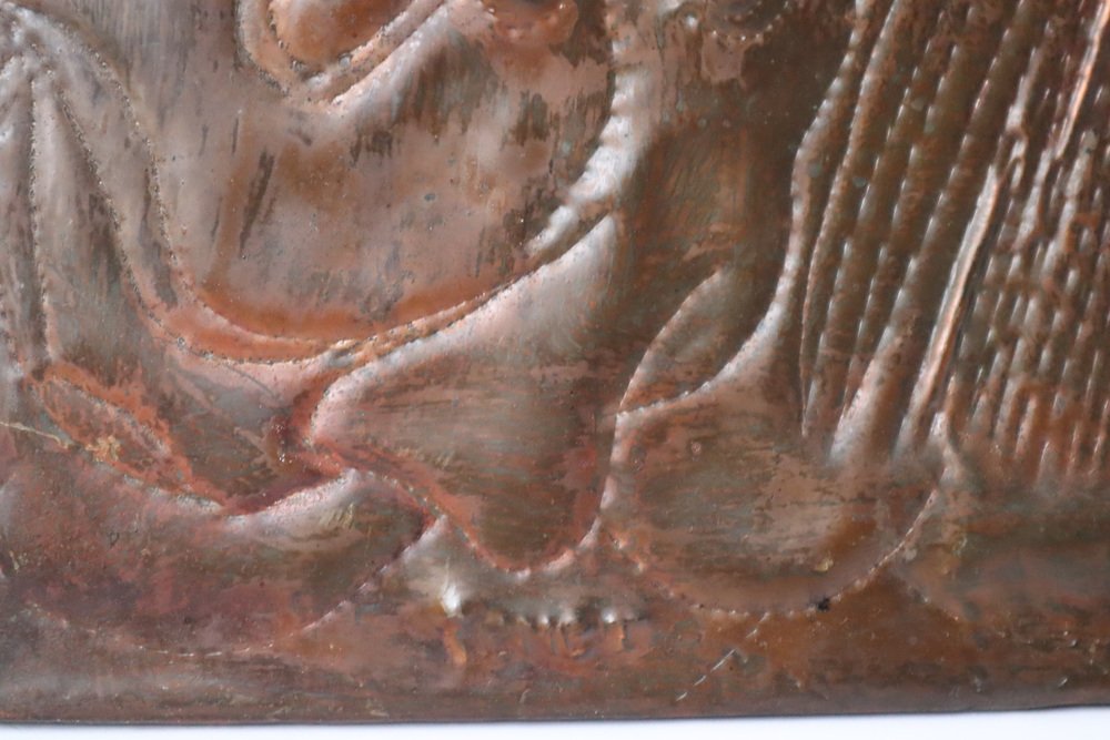 Large Copper Relief of a Sole, 1960s for sale at Pamono