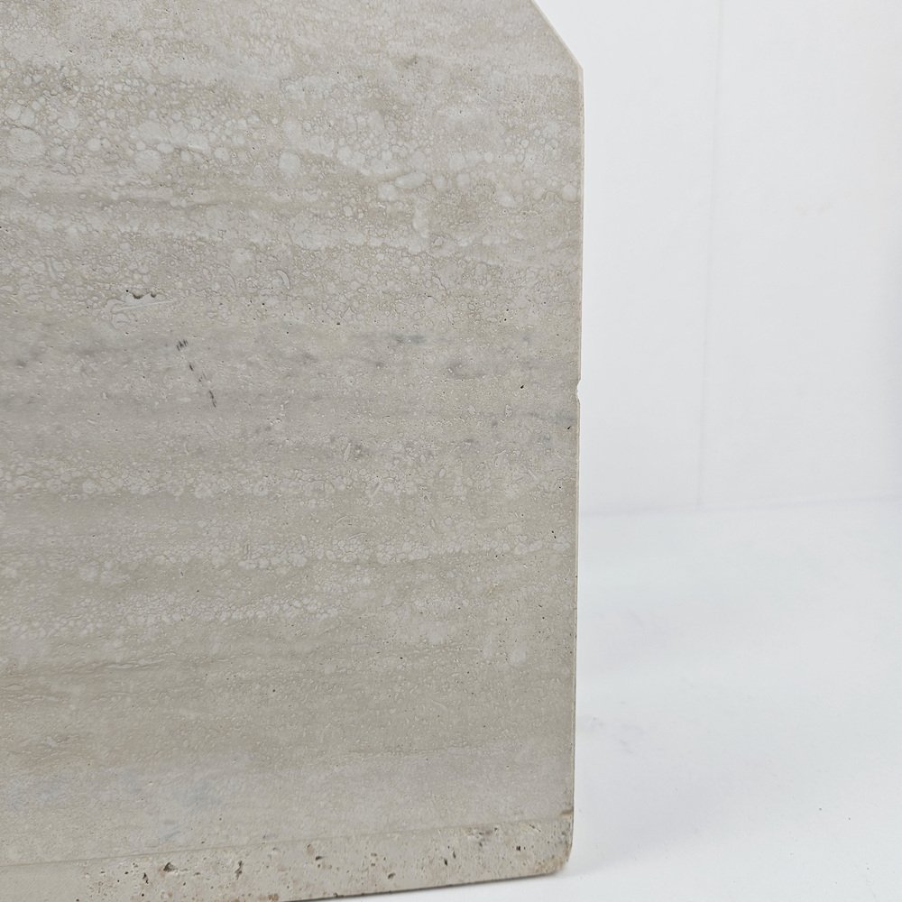 Italian Travertine Magazine Rack, 1990s for sale at Pamono