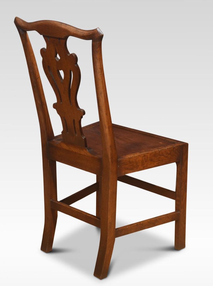 Oak Dining Chairs, 1890s, Set of 6 for sale at Pamono