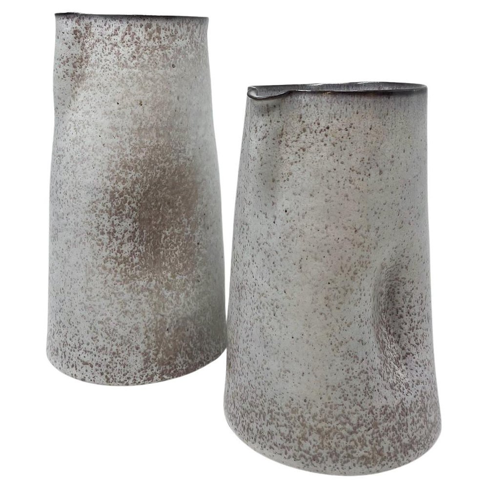 Mid-Century Modern Ceramic Pitchers by Alessio Tasca, Italy, 1970s, Set ...