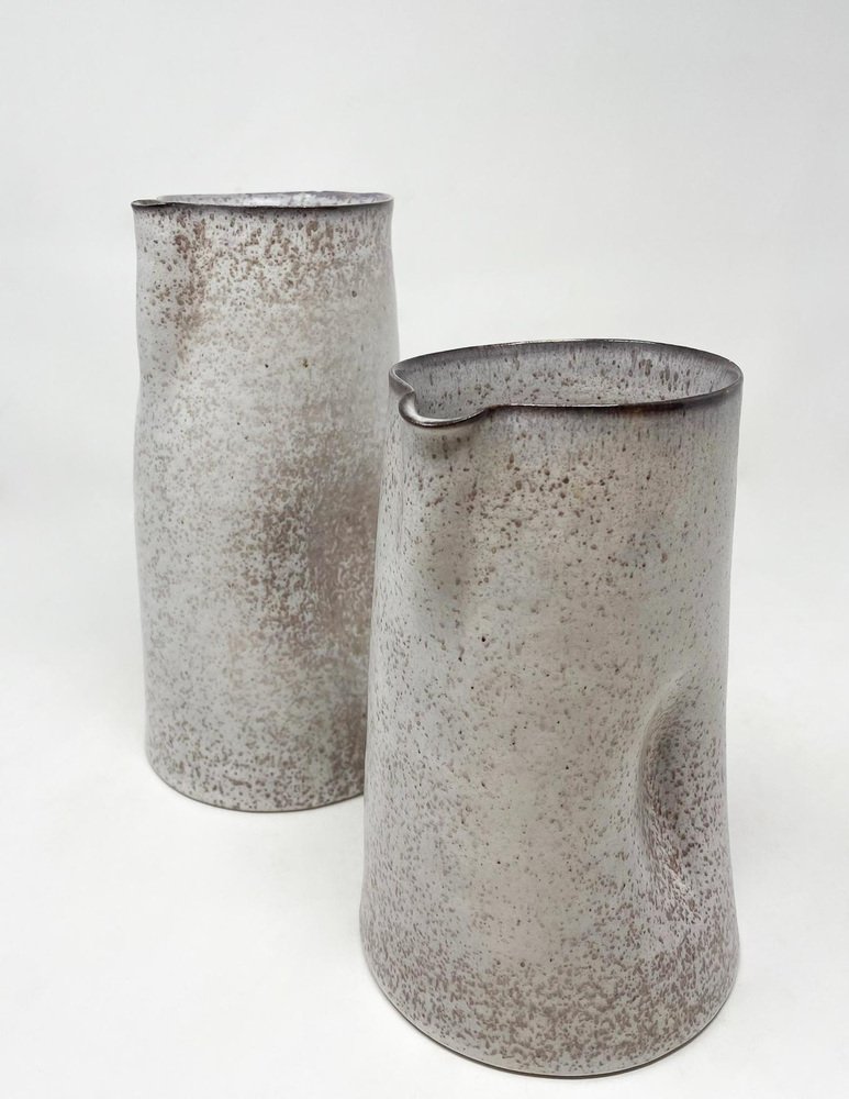 Mid-Century Modern Ceramic Pitchers by Alessio Tasca, Italy, 1970s, Set ...