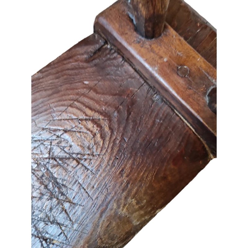 Vintage Spanish Wood Stool for sale at Pamono