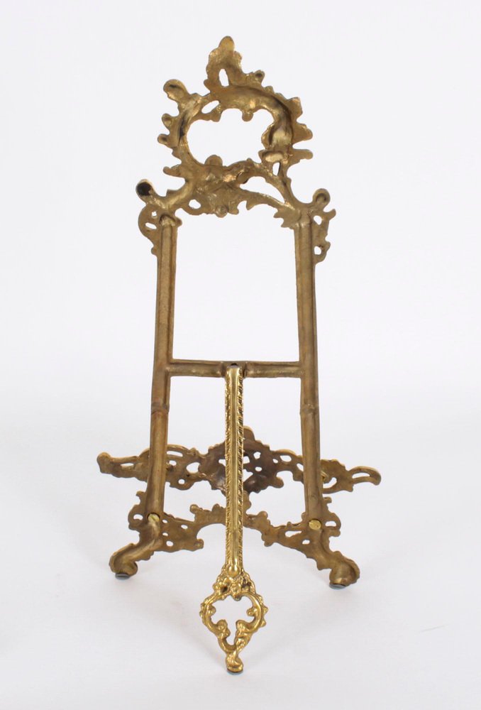 Antique Kunst Bringt Gunst Plaque on Stand from Berlin KPM, 19th ...