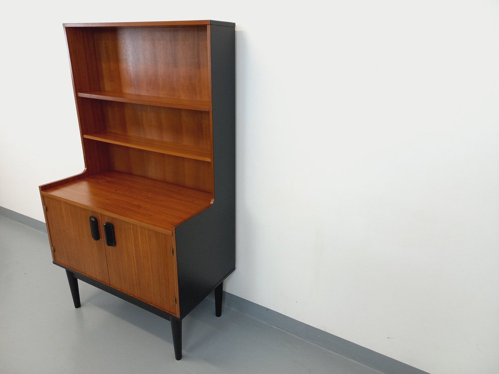 Vintage Scandinavian Teak Library, 1960s for sale at Pamono