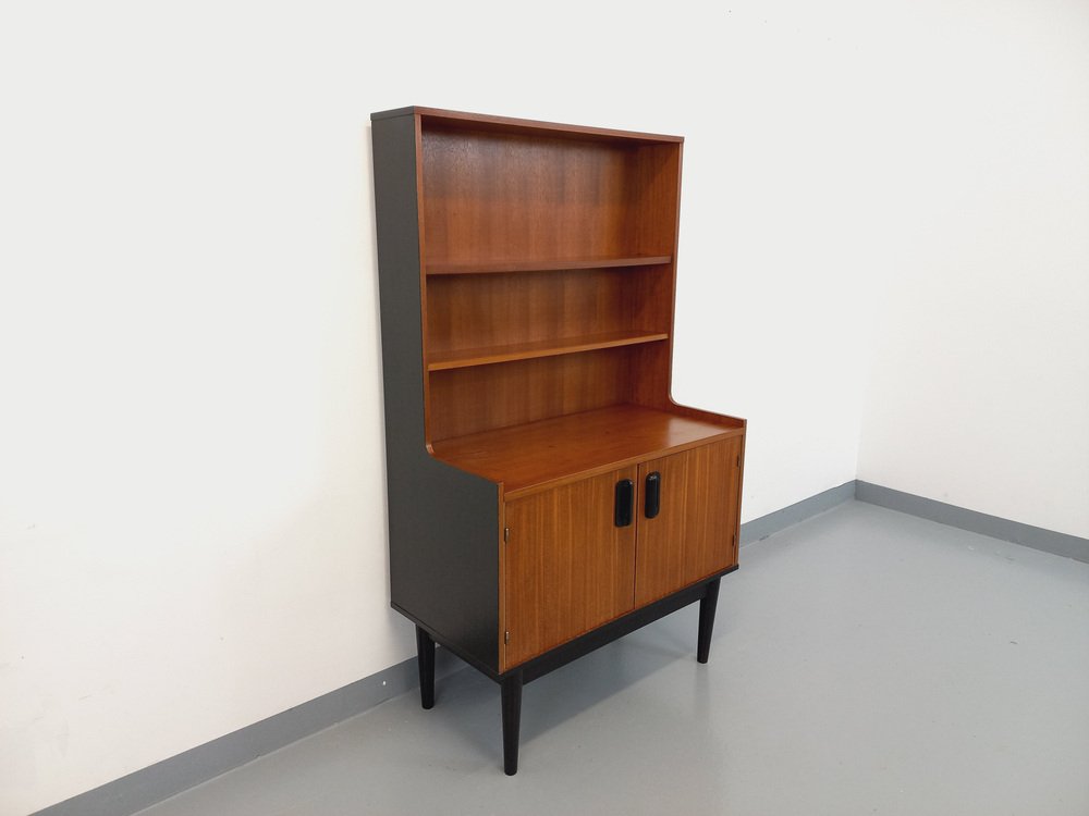 Vintage Scandinavian Teak Library, 1960s for sale at Pamono