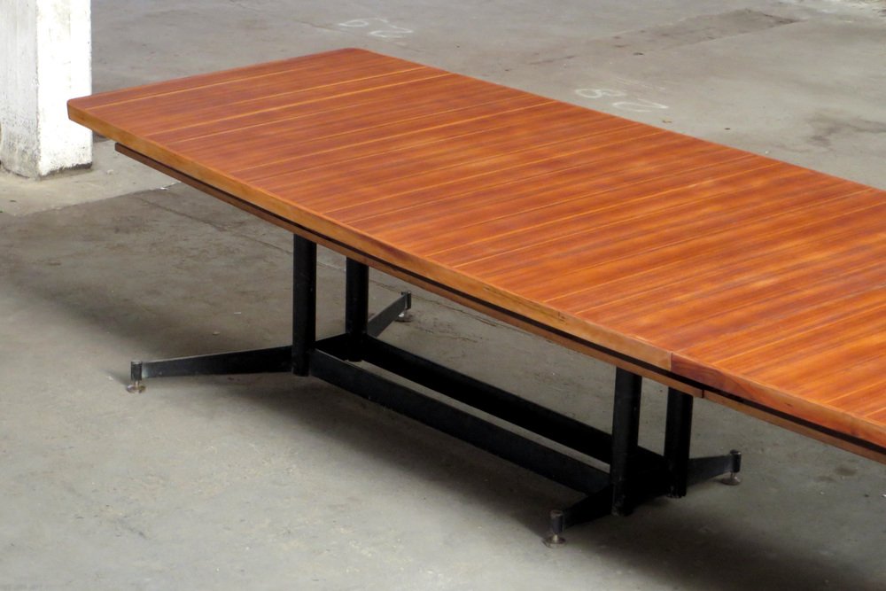 Mid-Century Modern Conference Dining Table in Teak, 1960s for sale at ...