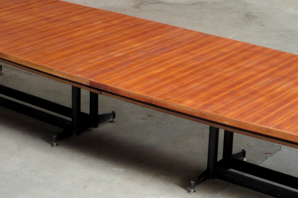 Mid-Century Modern Conference Dining Table in Teak, 1960s for sale at ...