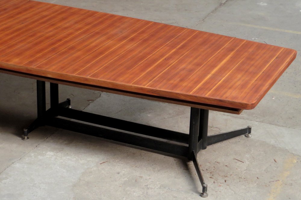 Mid-Century Modern Conference Dining Table in Teak, 1960s for sale at ...