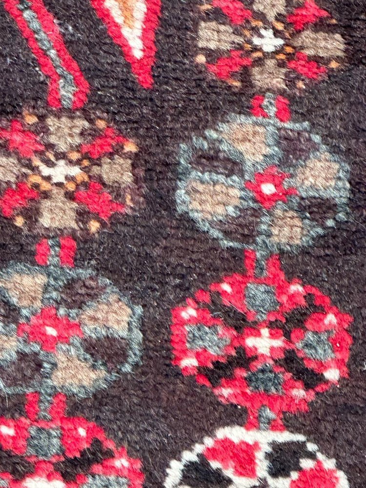 Vintage Rustic Mazlaghan Rug, 1950s for sale at Pamono