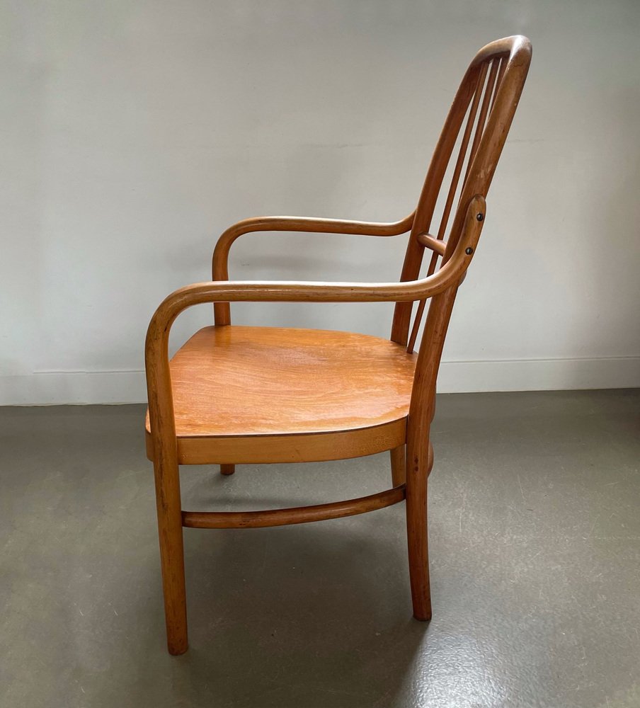 Bentwood Armchair Model A63-F by Josef Frank for Thonet, Austria, 1930s for sale at Pamono
