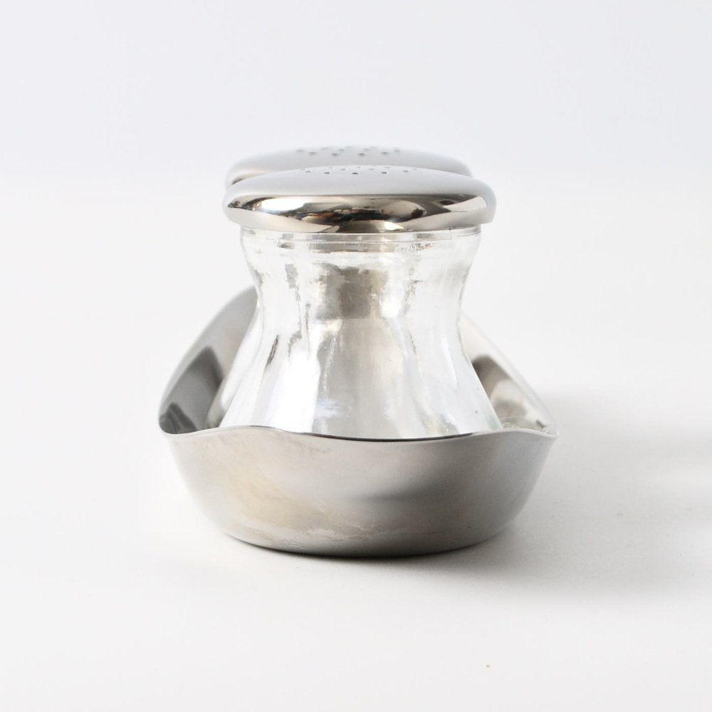 Vintage Salt and Pepper Shaker Set by Wilhelm Wagenfeld for WMF, 1970s ...