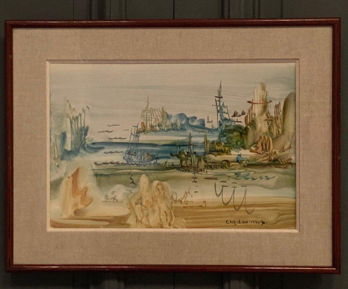 Nicole Cha-lou (Couet), The Merveilleuses Islands, 1978, Oil on Paper ...