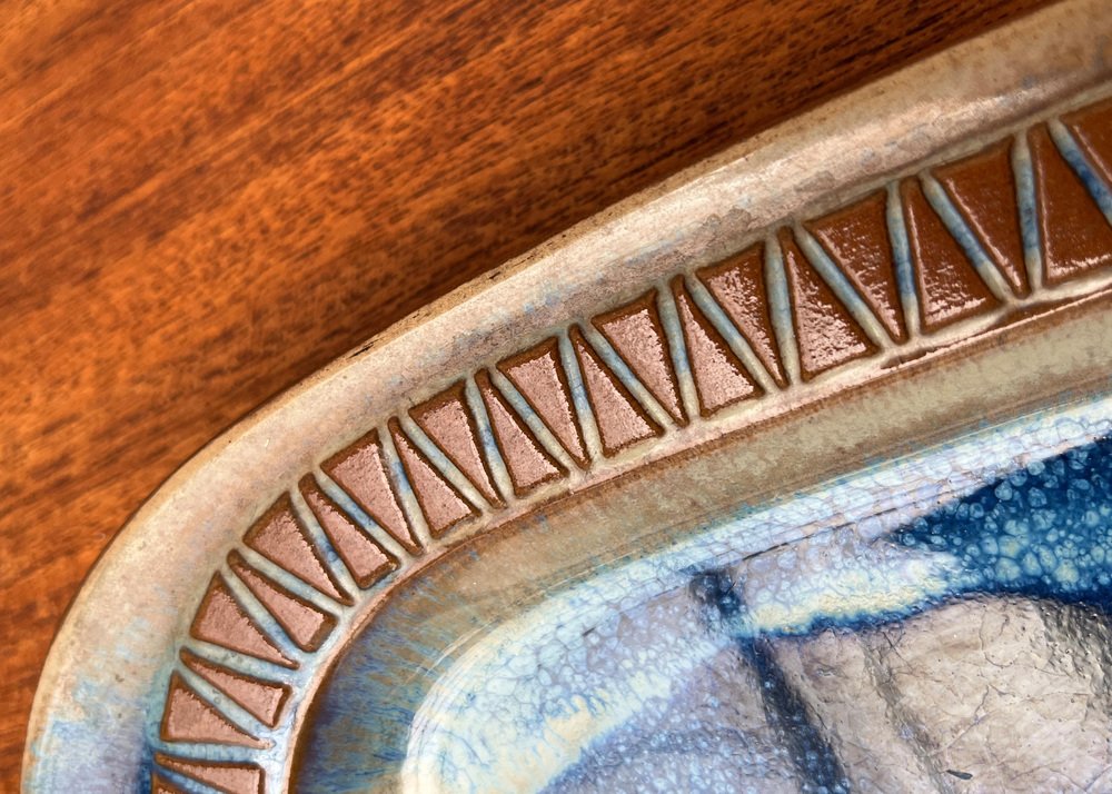 Mid-Century Danish Studio Pottery Bowl Plate from Michael Andersen ...