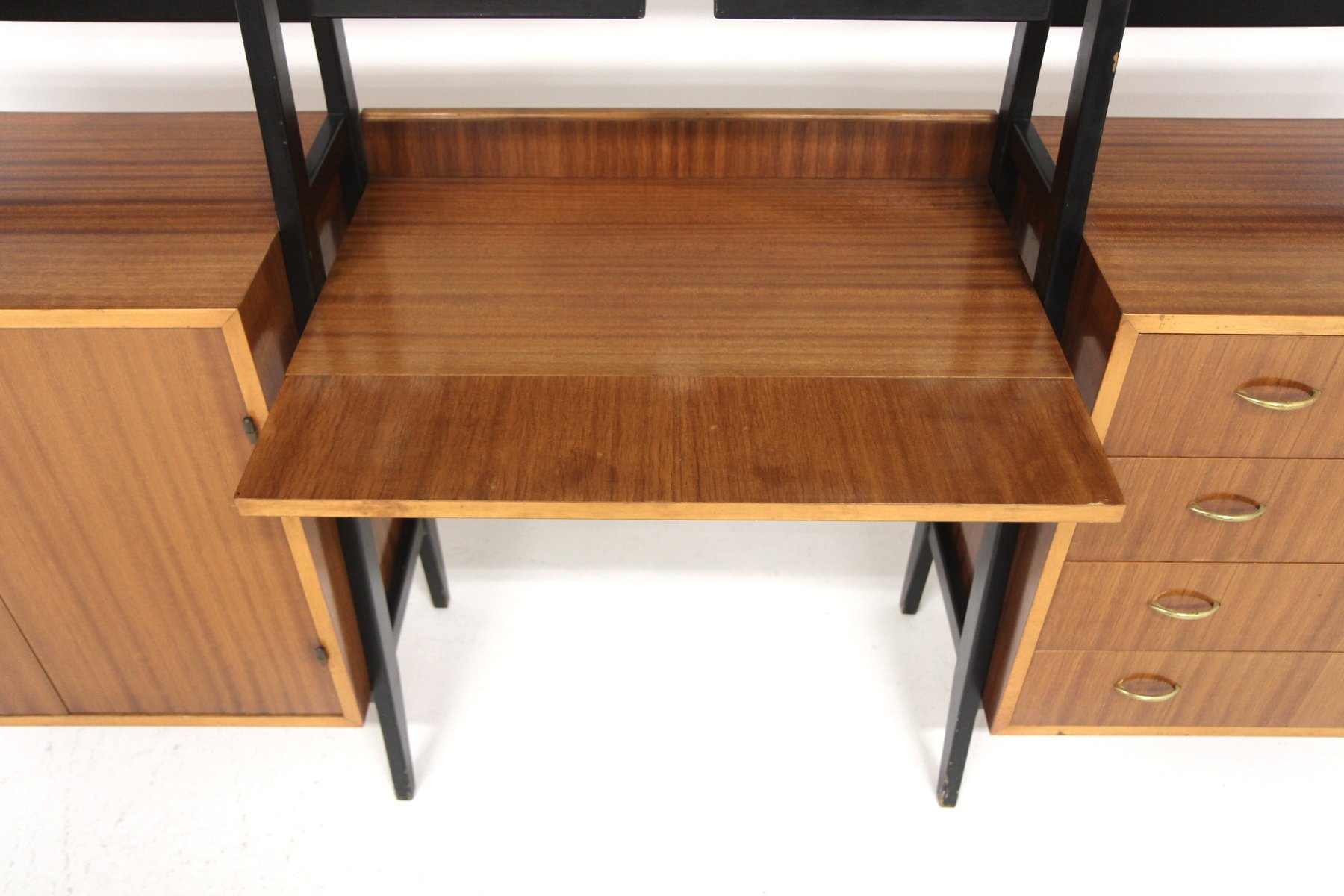 Scandinavian Library in Mahogany, 1960 for sale at Pamono