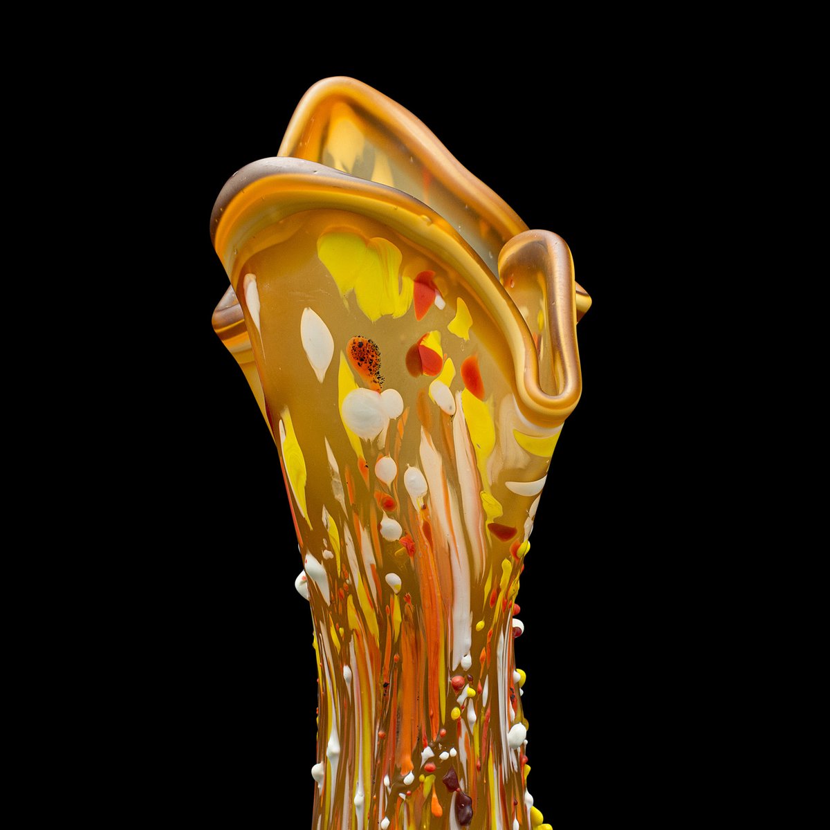 Vintage Explosion Vase in Italian Art Glass, 1960s for sale at Pamono