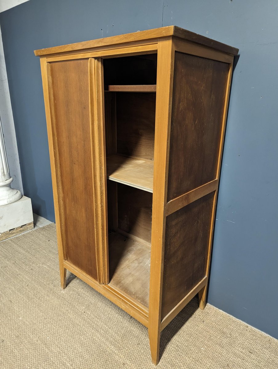 Vintage Brown Sliding Cabinet for sale at Pamono
