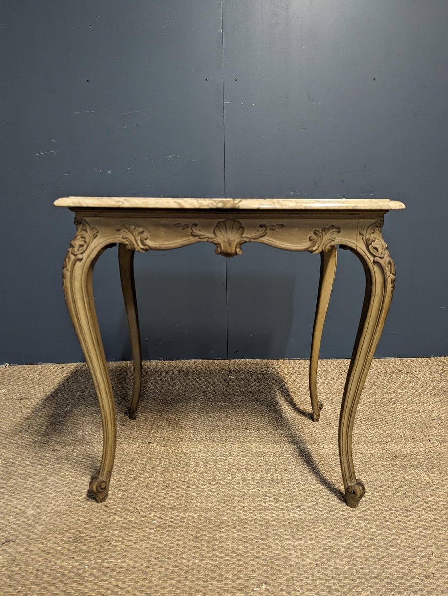 Louis XV Style Marble Tray Table for sale at Pamono