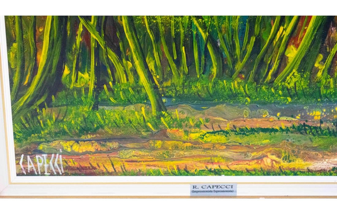 Renzo Capecci, Bosco Romantico, Painting for sale at Pamono