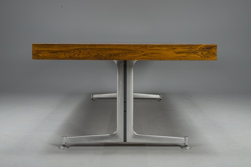 Large Executive Rosewood Architects Desk, 1950s for sale at Pamono