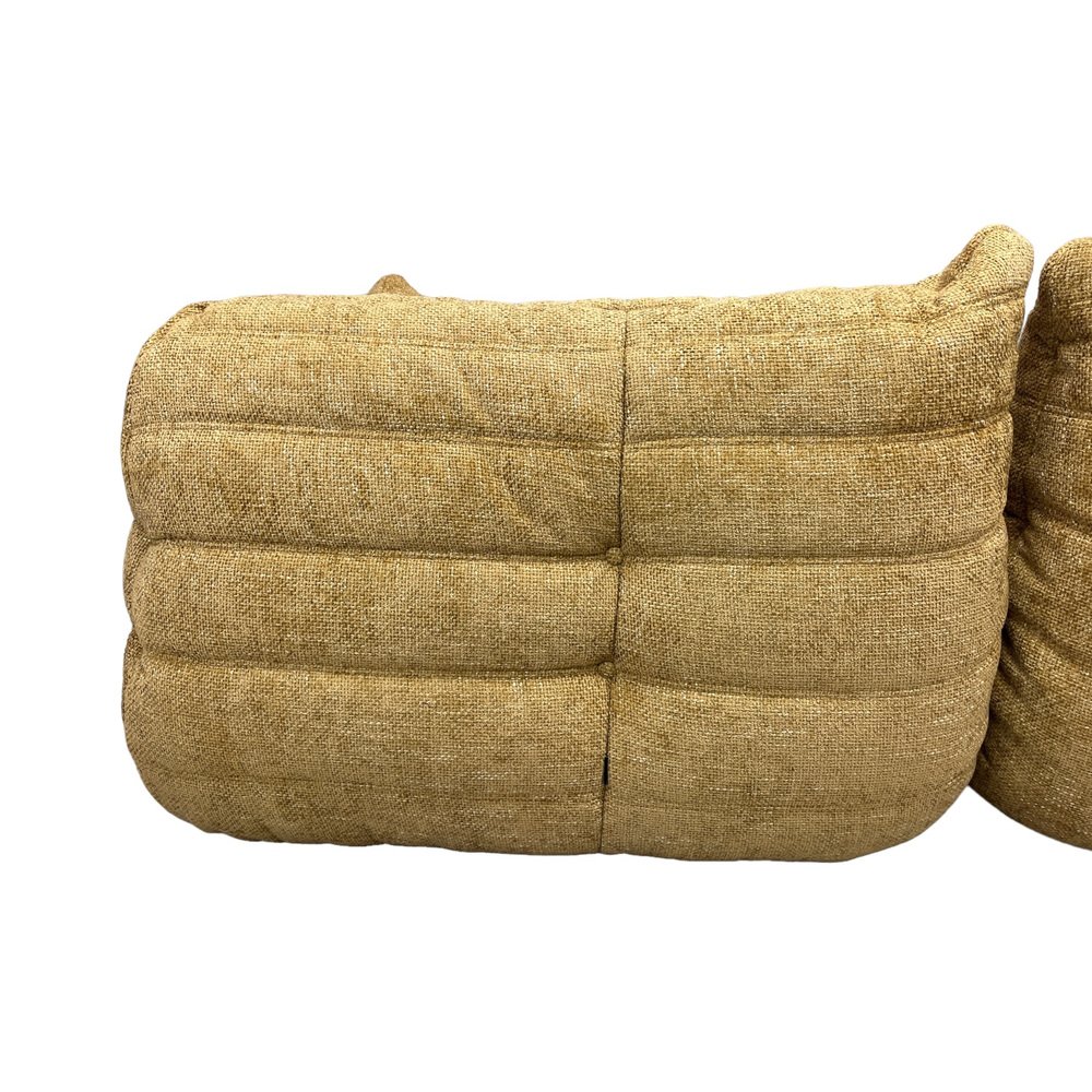 Set of Vintage Yellow Two Corners Modular Sofa from Ligne Roset Togo ...