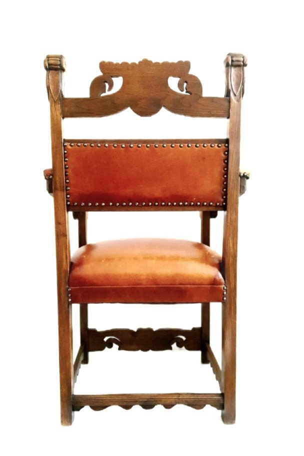 Antique Italian Renaissance Chair, 1850 for sale at Pamono