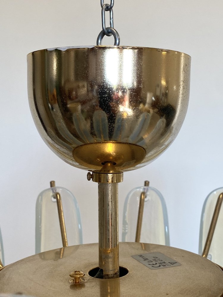 La Murrina Glass Chandelier, 1980s for sale at Pamono