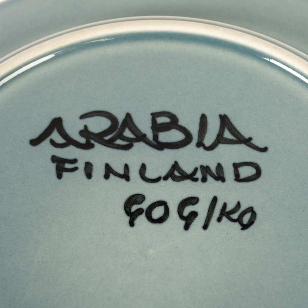 Vintage Finnish Plate by Arabia Pottery, 1970s for sale at Pamono