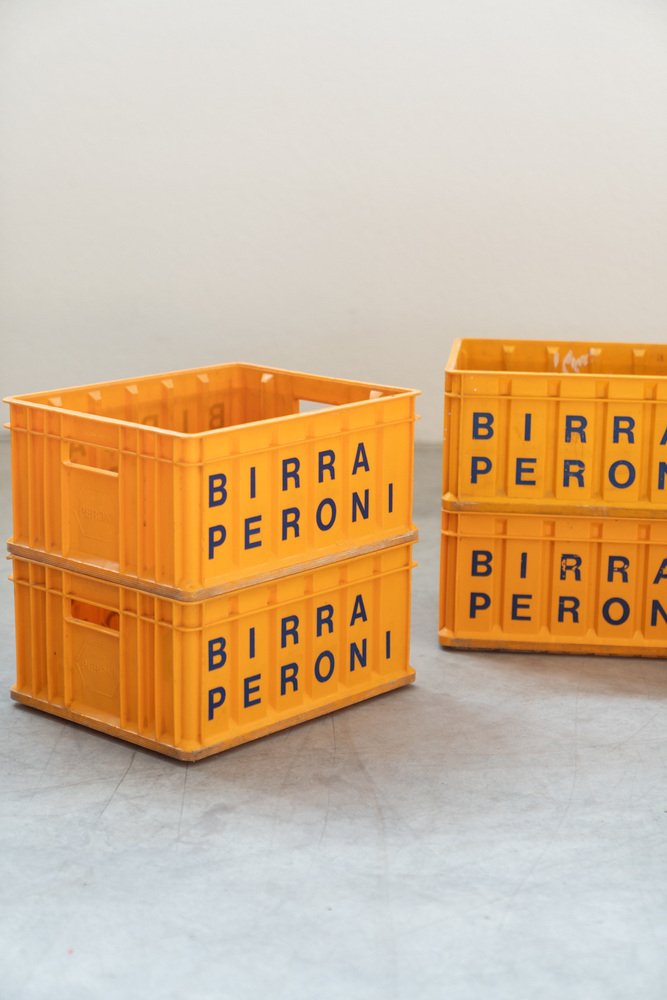 Vintage Peroni Beer Plastic Crates, 1970s-1980s, Set of 8 for sale at ...